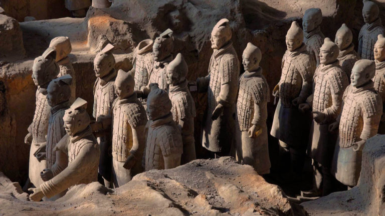 Terracotta Army: Excavation Stages and Discovered Pits — Sculpture ...